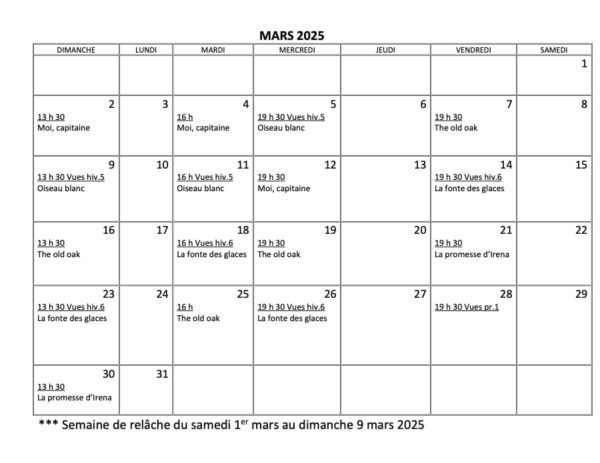 Programmation | Ciné Trois-Rivières